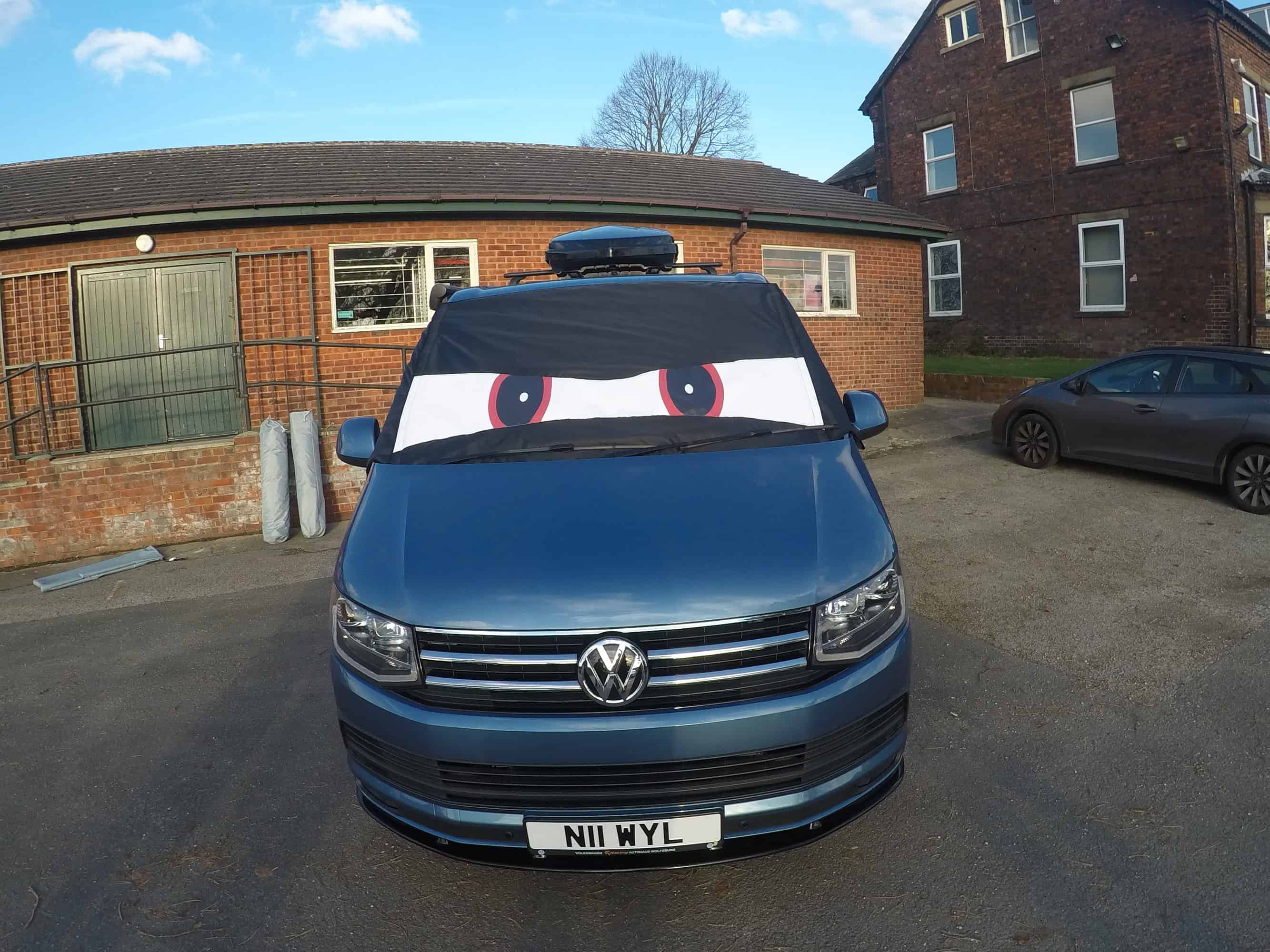 Comfortz VW T4 / T5 / T6 Customised Coloured Thermal windscreen cover ...