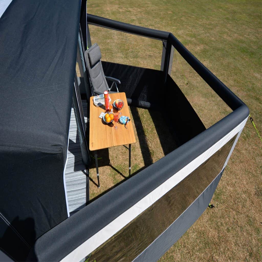 Kampa Dometic Windbreak Fog Grey- 3 Section – CampervanBits