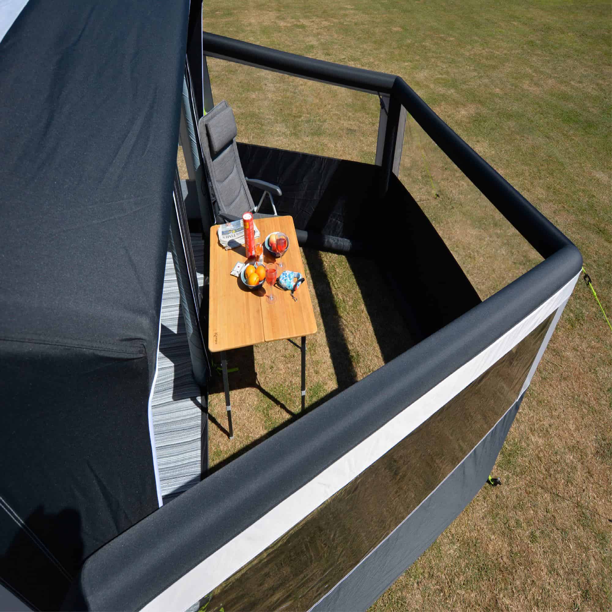 Kampa Dometic Windbreak Fog Grey- 3 Section – CampervanBits