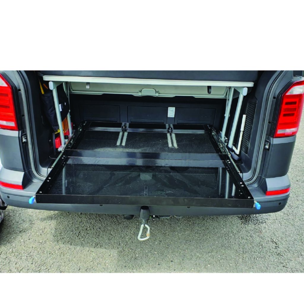 VW California Beach Rear Pull Out Rear Tailgate Drawer (Now Powder ...