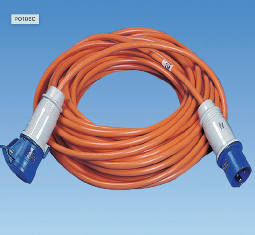 Powerpart Mains Connection Lead 20m - CampervanBits
