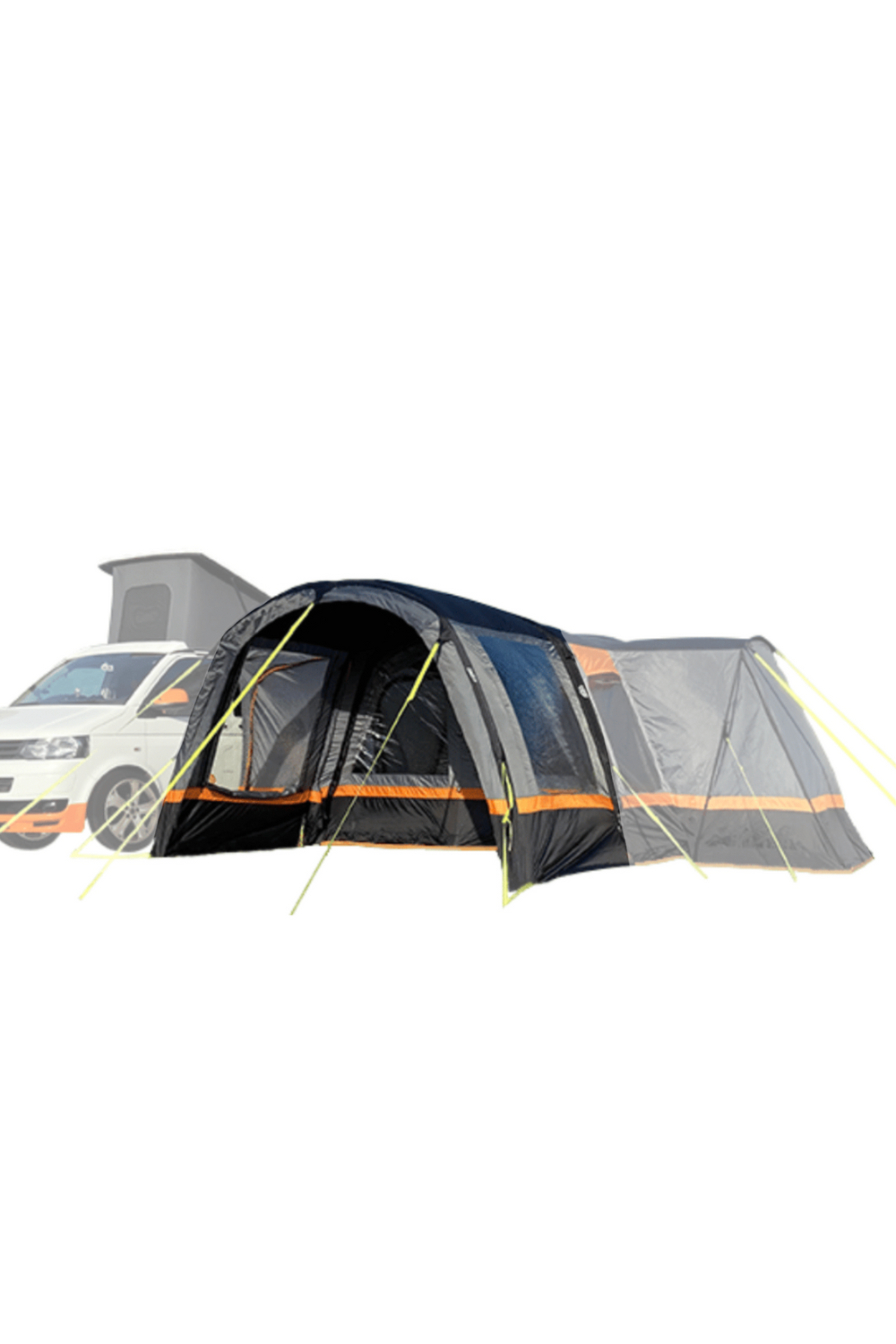 OLPRO Cocoon Breeze Campervan Awning Extension - Charcoal & Orange ...