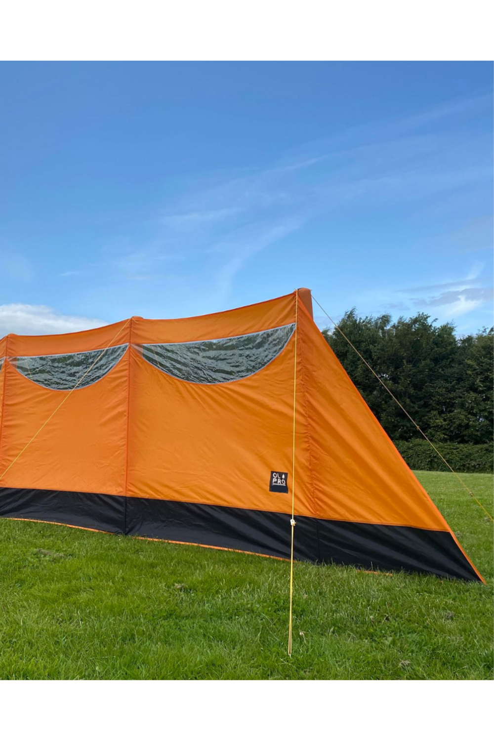 OLPRO Inflatable Orange Windbreak - CampervanBits